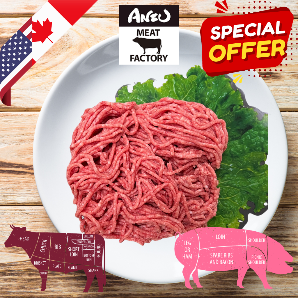 合挽き上挽き肉 High Quality Minced Beef & Pork / US & CANADA – ANZU MEAT ...